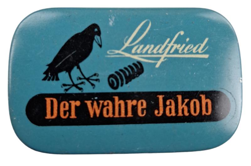 AVK Militaria World War 2 Period Metal Can For Chewing Tabacco Kauw